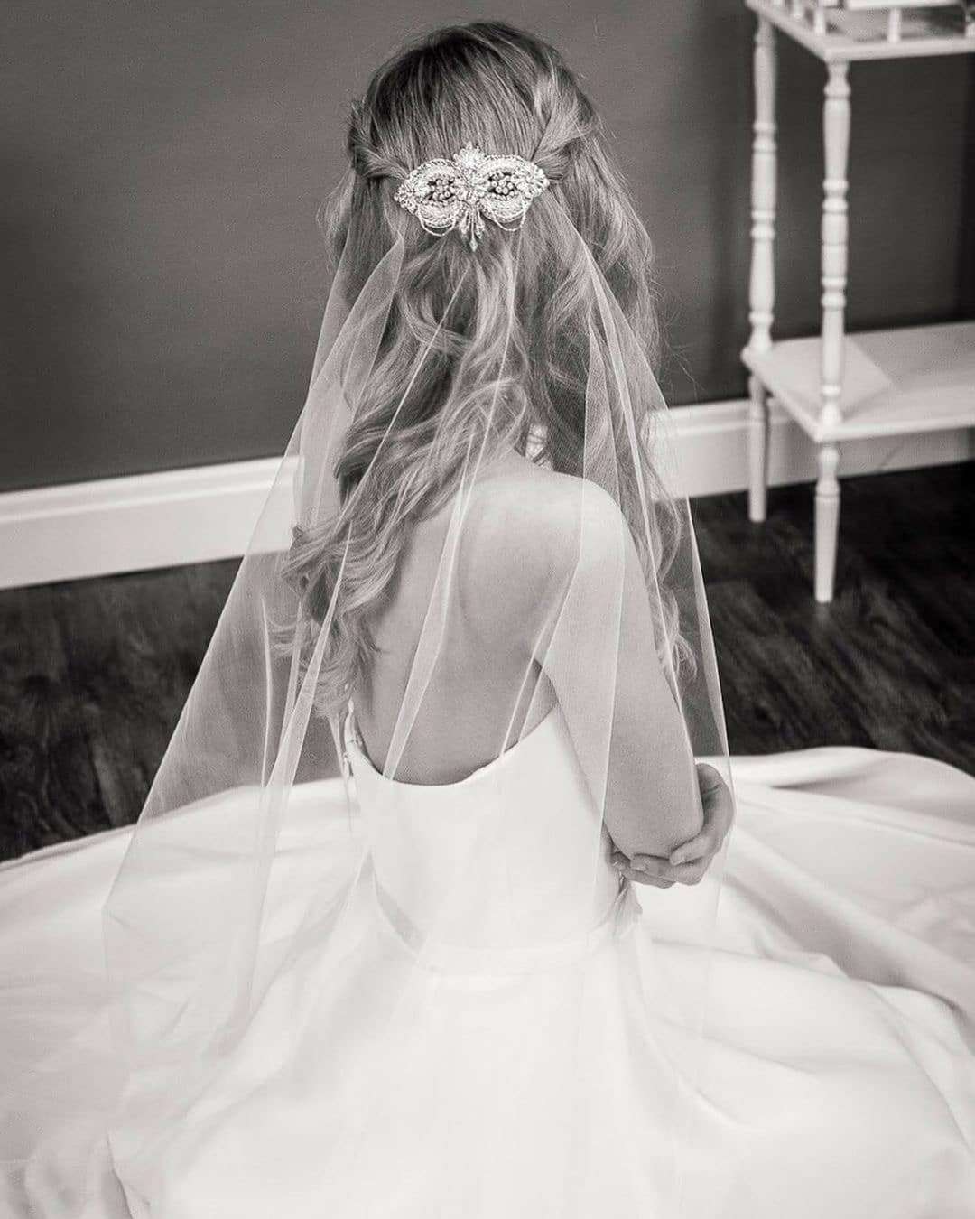 Hair Down Wedding Hairstyles With Veil 60 Photos Astyledwedding
