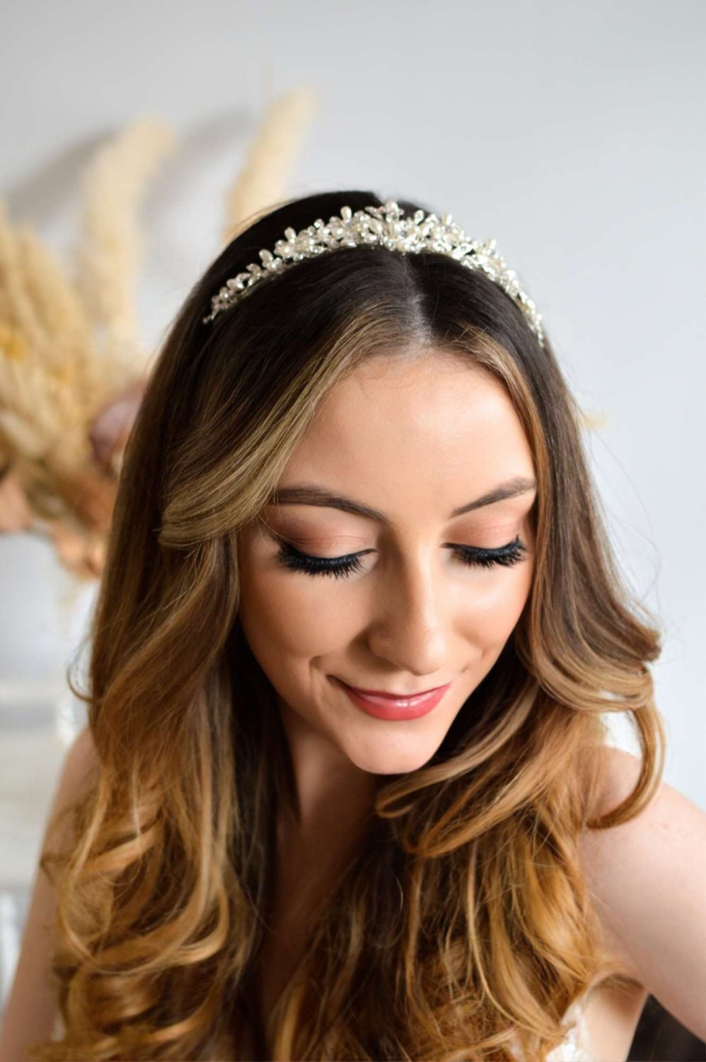 Odile - double-sided statement pearl tiara by Arianna Tiaras